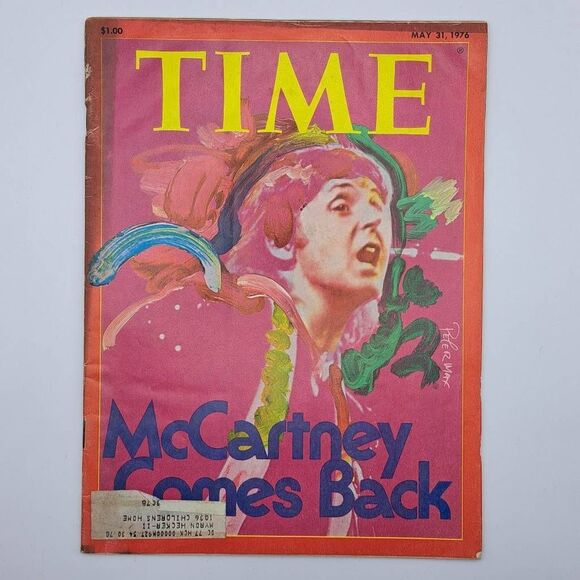 TIME | Accents | Vintage Time Magazine Paul Mccartney 97s | Poshmark